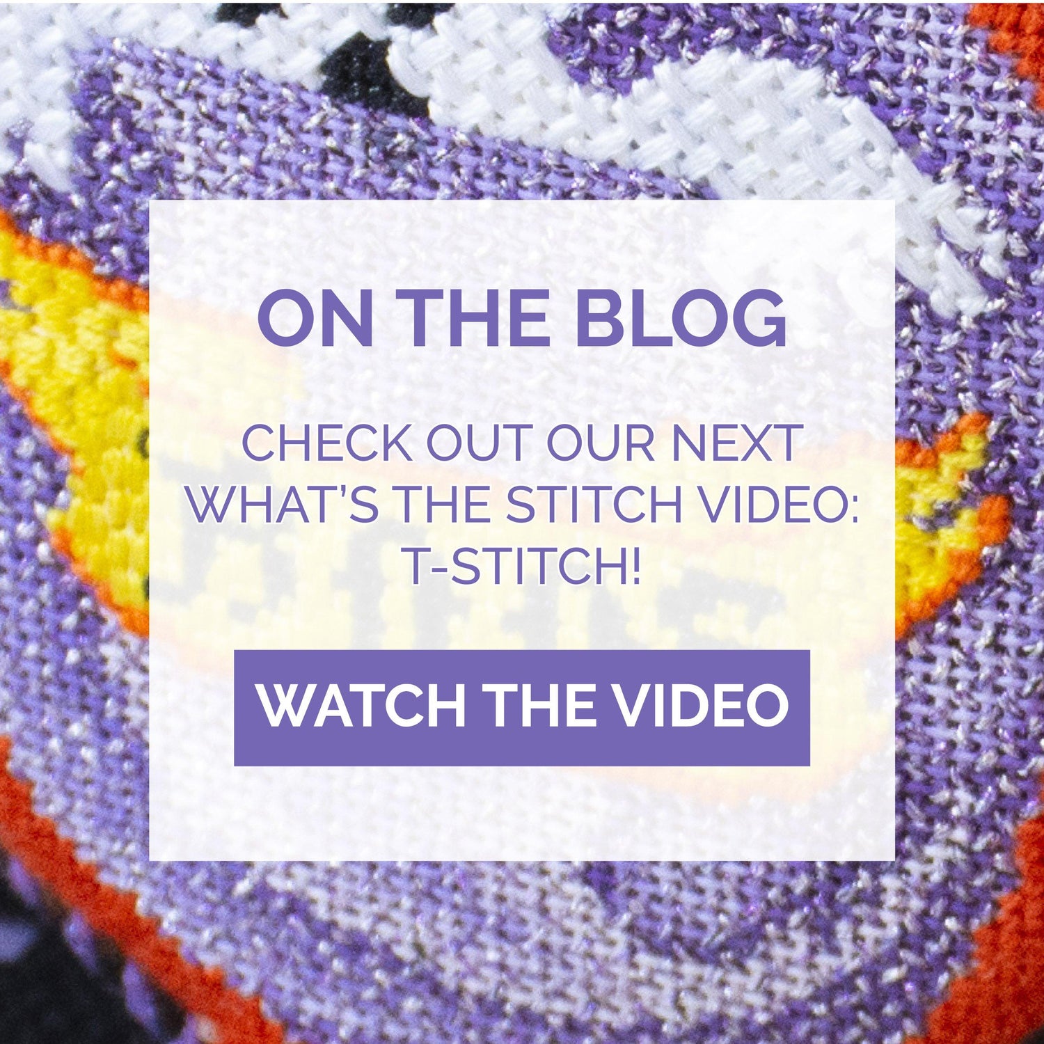 What's the Stitch: T-Stitch – Needlepoint.Com