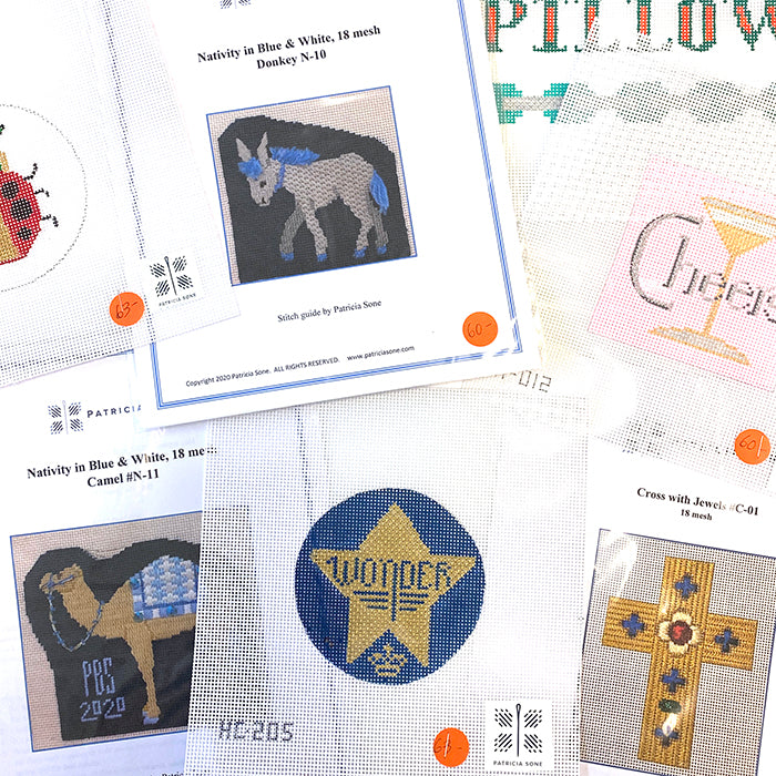 Witch on a Broom – Needlepoint.Com