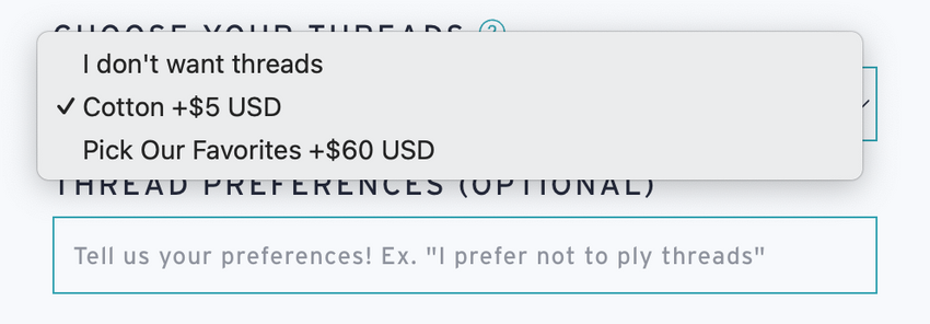 Thread Options – Needlepoint.Com