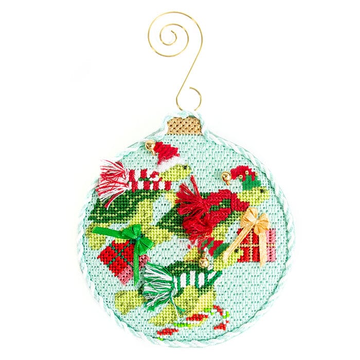 Festive Sea Friends - Sea Turtles with Stitch Guide | Needlepoint.Com