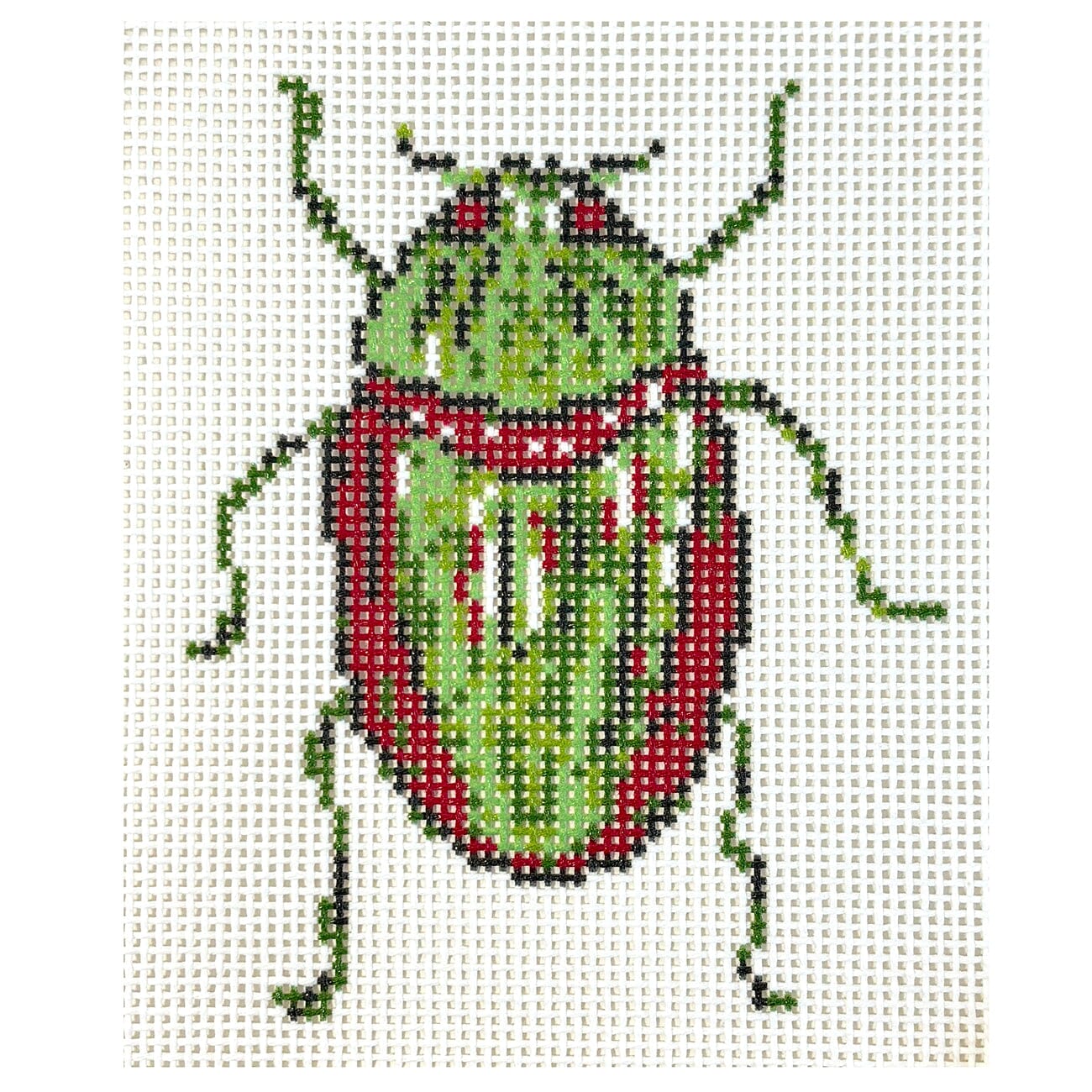 Green Beetle | Needlepoint.Com