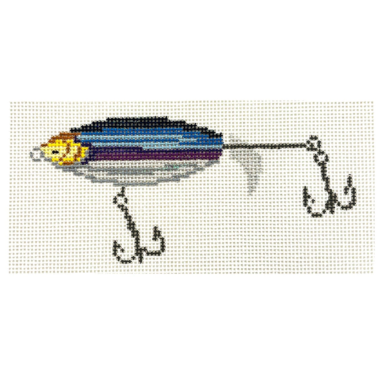 Rattle Trap Lure - Purple | Needlepoint.Com