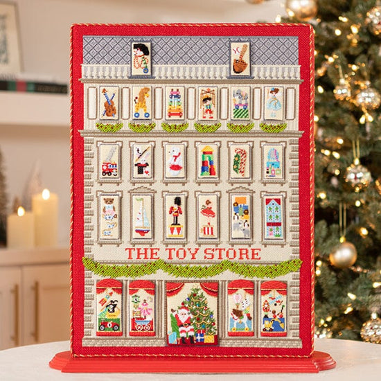 Toy Store Advent Calendar Kit | Needlepoint.Com