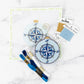 Blue Compass Kit | Needlepoint.Com