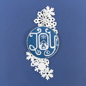Joy Round Kit | Needlepoint.Com