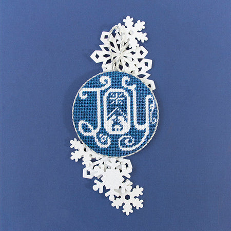 Joy Round Kit | Needlepoint.Com