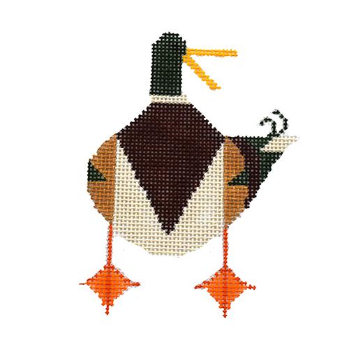 Mallard Duck Ornament – Needlepoint.Com