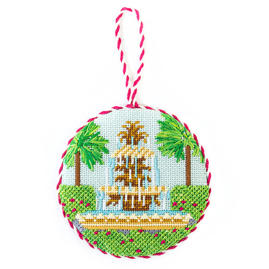 Pineapple Fountain Kit | Needlepoint To Go – Needlepoint.Com