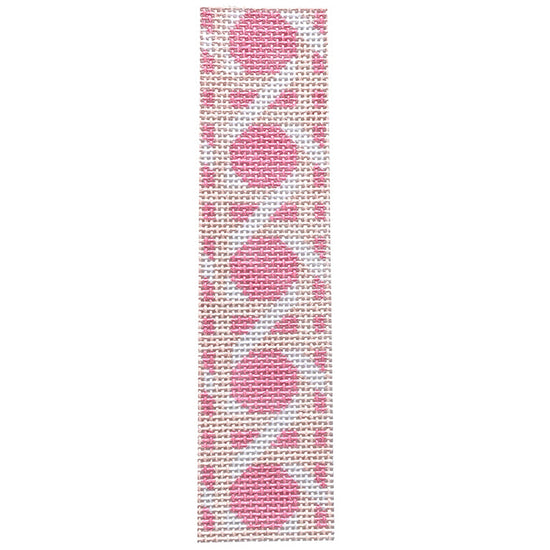 Pink Large Cane Key FOB | Needlepoint.Com