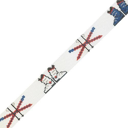 Ski Boots and Skis Belt – Needlepoint.Com