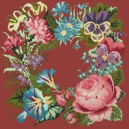 Summer Wreath Needlepoint Kit – Needlepoint.Com