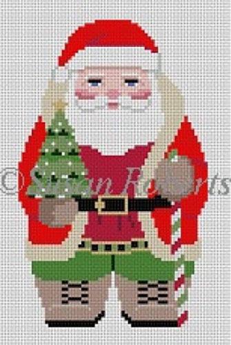 Woodsman Santa, Front – Needlepoint.Com