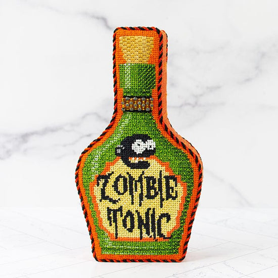Zombie Tonic Poison Bottle Kit & Online Class | Needlepoint.Com